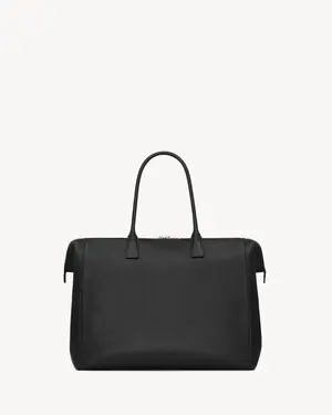 Saint Laurent North/south Doctor Bag In Grained Leather