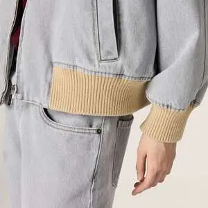 Miu Miu Denim Blouson Jacket