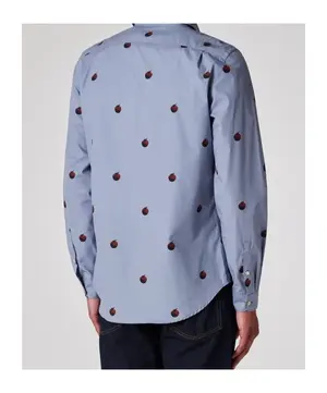Paul Smith Tomato-print Poplin Shirt