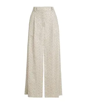 Brunello Cucinelli Chevron Maxi Skirt