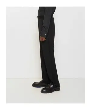 Burberry Grain De Poudre Wool Tuxedo Trousers