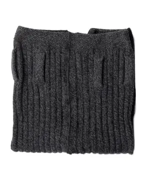 Prada Wool And Cashmere Ribbed Knit Leggings - Slate Grey