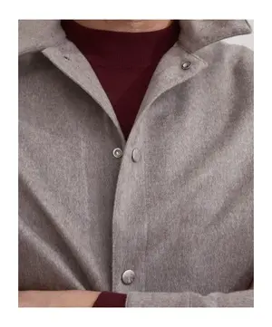 Brunello Cucinelli Cashmere Flannel Shirt Jacket