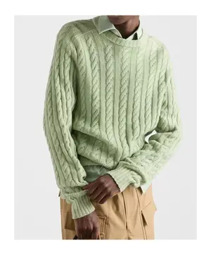 Prada Wool And Cashmere Crew-neck Sweater