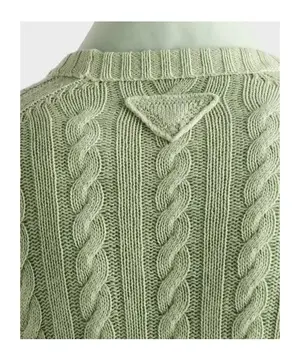 Prada Wool And Cashmere Crew-neck Sweater