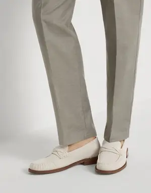 Brunello Cucinelli Suede Detail Loafers