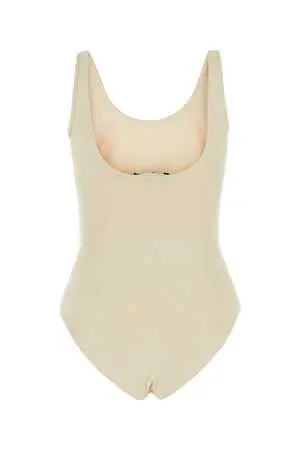 Prada Logo Plaque Sleeveless One-piece Swimsuit