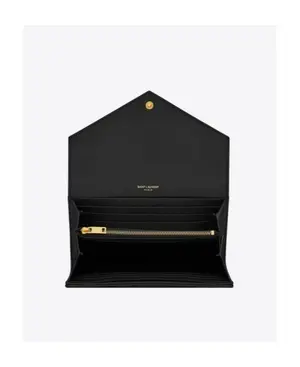 Saint Laurent Cassandre Matelassé Large Flap Wallet In Lambskin