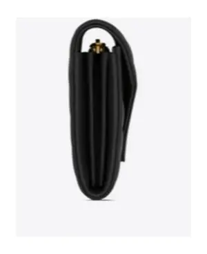 Saint Laurent Cassandre Matelassé Large Flap Wallet In Lambskin