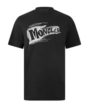 Moncler Printed Logo T-shirt