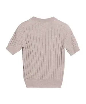 Brunello Cucinelli Ribbed Knit T-shirt