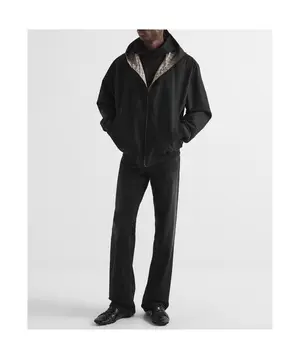 Gucci Retro Zip Up Hooded Jacket