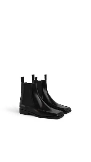 Alaïa Square-toed Ankle Boots