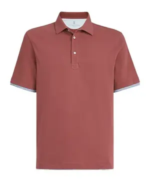 Brunello Cucinelli Short-sleeve Polo Shirt