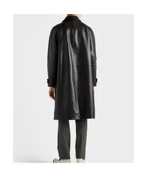 Prada Oversized Leather Coat