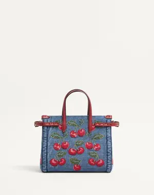 Valentino Garavani Embroidered Cherry Shoulder Bag
