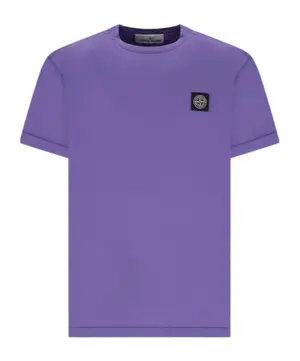 Stone Island Short-sleeved T-shirt - Lavender
