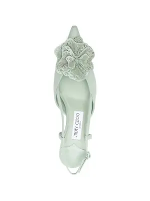 JIMMY CHOO Mimmi 50 Pointed Toe Slingback Sandals