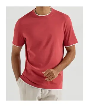 Brunello Cucinelli Crew-neck Layered T-shirt