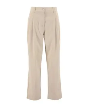 Barbour Fern Tapered Cotton Twill Trousers