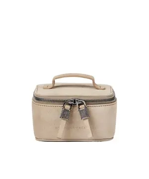 Brunello Cucinelli Zipper Jewelry Box - Light Gray