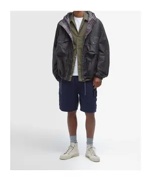 Barbour Utility Sapper Waxed Jacket With Drawstring Hood