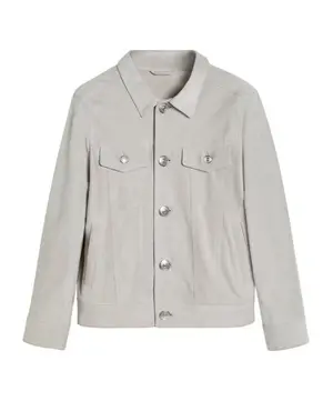 Brunello Cucinelli Four-pocket Leather Jacket