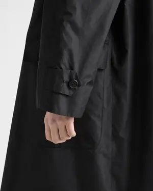 Prada Single-breasted Technical Taffeta Coat