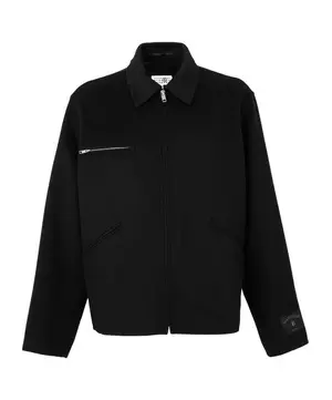 MAISON MARGIELA Zip Up Wool Jacket