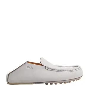 TOD'S Round-toe Loafers - Gray