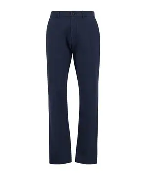 Barbour Casual Pants With Belt Loops - Navy Blue