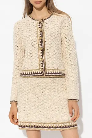 Tory Burch Buttoned Long-sleeved Cardigan