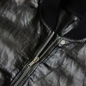 Rick Owens Short Quilted Padded Bomber Jacket