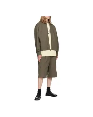 Fear Of God Drawstring Pleated Shorts - Moss