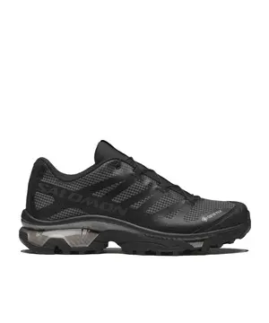 SALOMON Gray Mesh Low-top Outdoor Shoe - Black