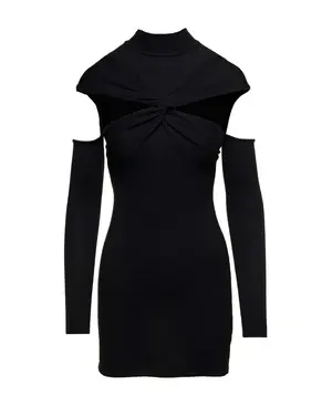 Coperni Twisted Hollow Knitted Dress