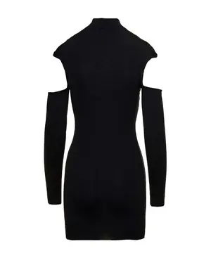 Coperni Twisted Hollow Knitted Dress