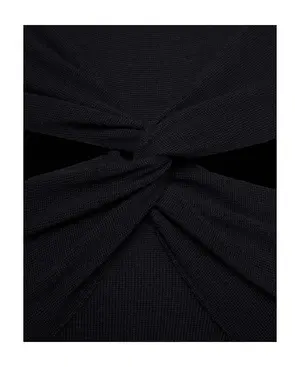 Coperni Twisted Hollow Knitted Dress