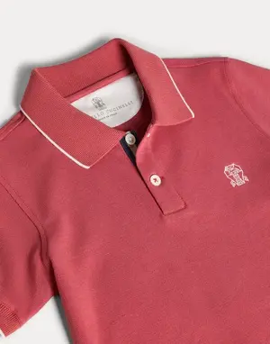 Brunello Cucinelli Logo Cotton Polo Shirt