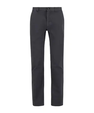 Barbour Casual Pants With Belt Loops - Washed Navy