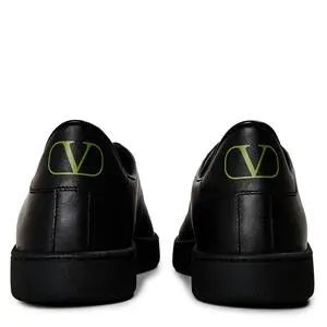 Valentino Garavani Glossy Leather Low-top Sneakers