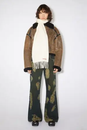 Acne Studios Logo-patch Wool Scarf