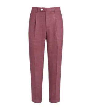 Brunello Cucinelli Pleated Trousers - Red