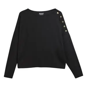 Barbour Knit Top With Button Detailing