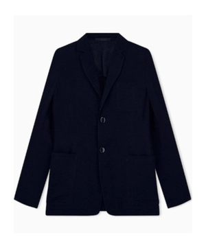 Giorgio Armani Textured Single-breasted Blazer