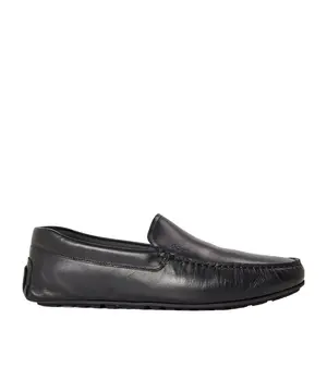 Valentino Garavani Pure Glossy Leather Loafer - Black