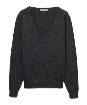 Prada Cashmere V-neck Sweater