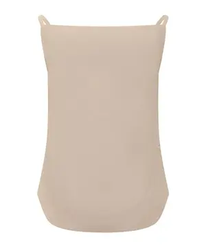Loulou De Saison Sleeveless Square Neck Top With Front Pockets