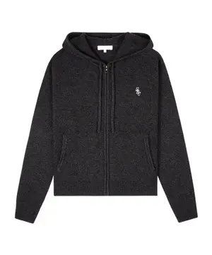 SPORTY  RICH Sporty & Rich Zip Hoodie With Embroidered Detail - No