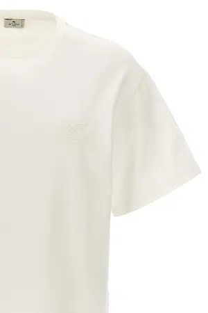 Etro Logo Detailed Crewneck T-shirt